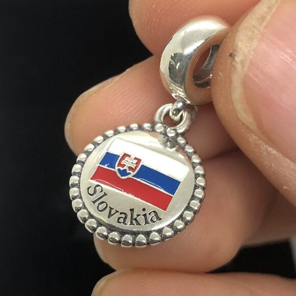 Pandora | Jewelry | Pandora Slovakia Flag Exclusive Charm Pendant ...